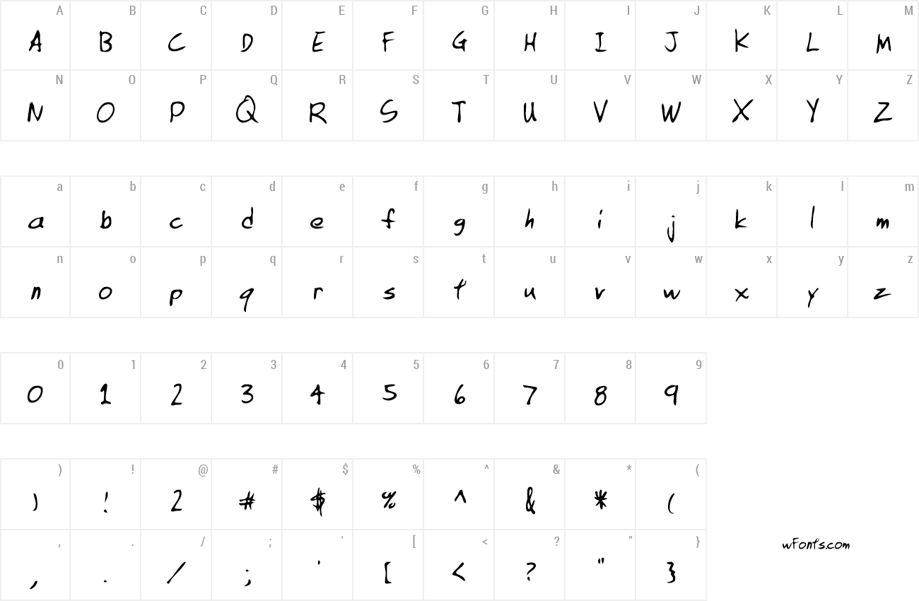 IrvingsHand Font