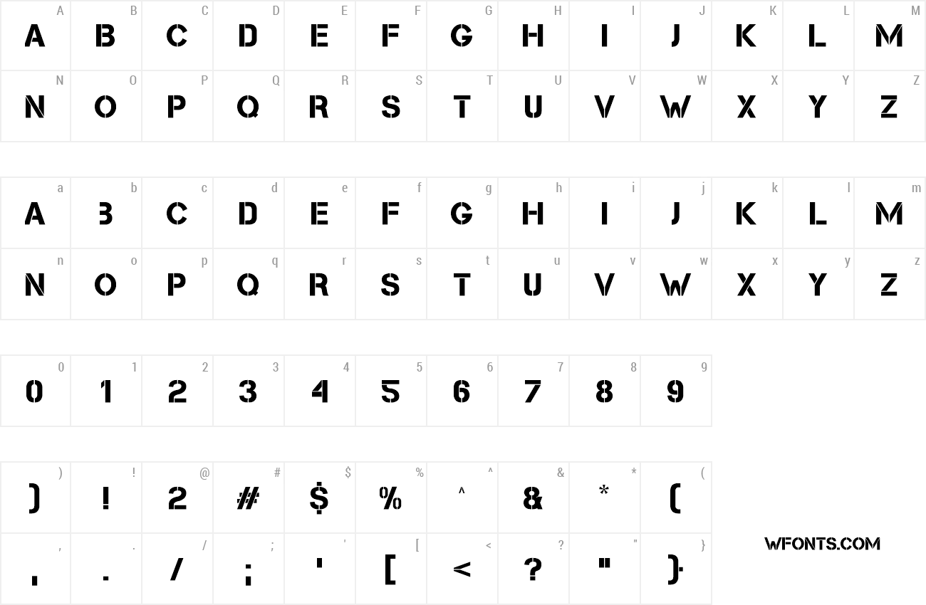 Cleanwork Font