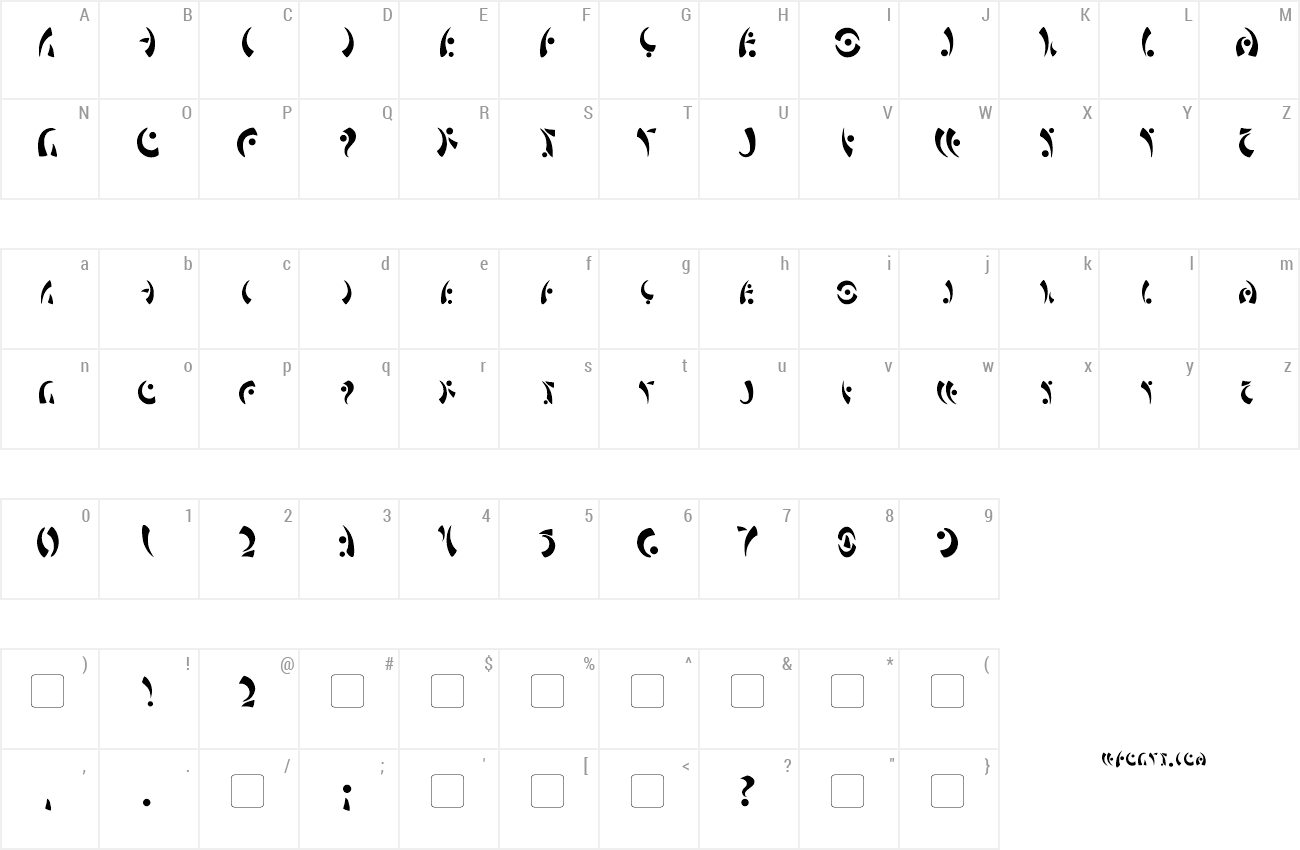 Mara's Eye Font