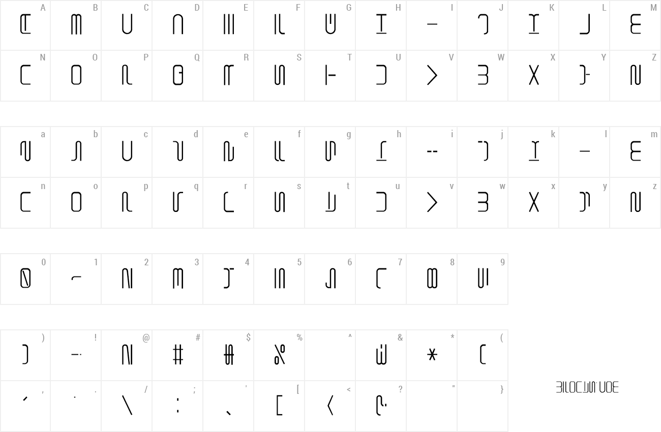 Shuttle Form Font