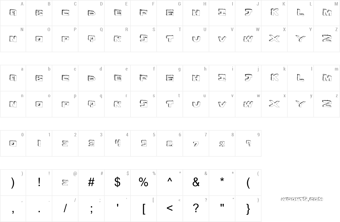 Durh Shapes Font