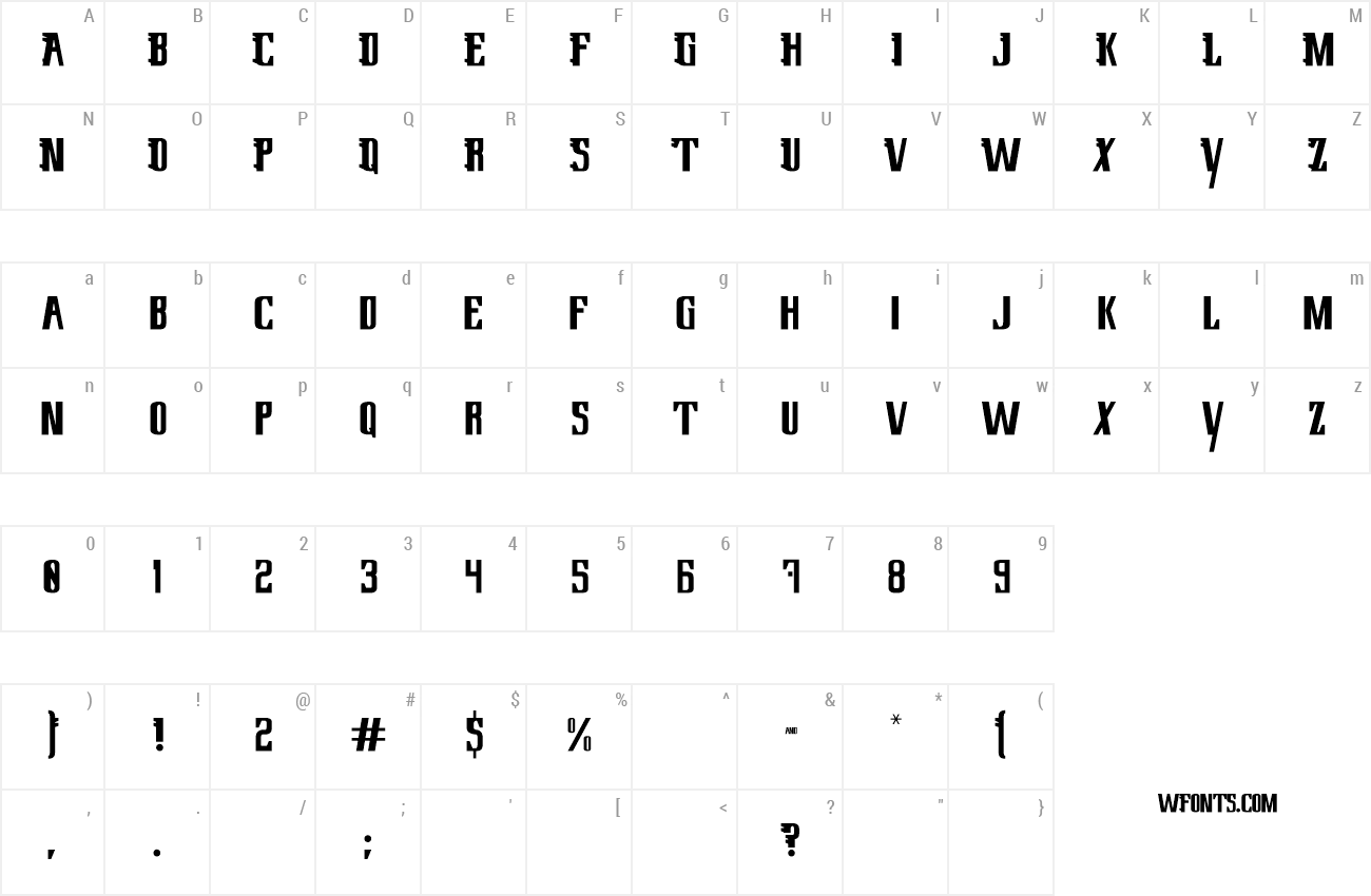 Lowery Regular Font