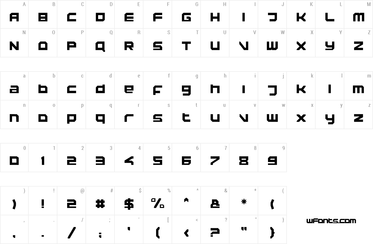 Rebirth Font