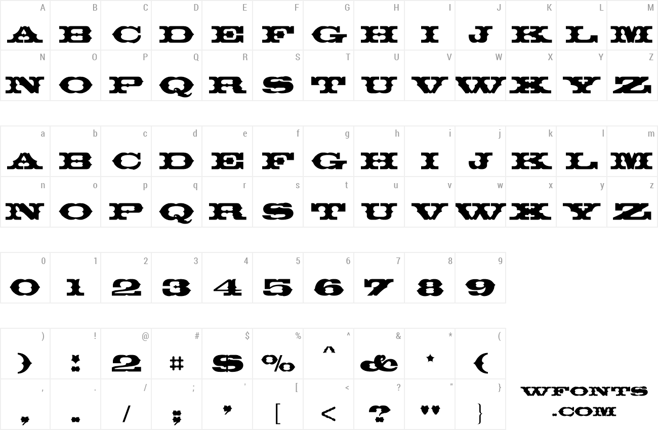 Thunder Row Font