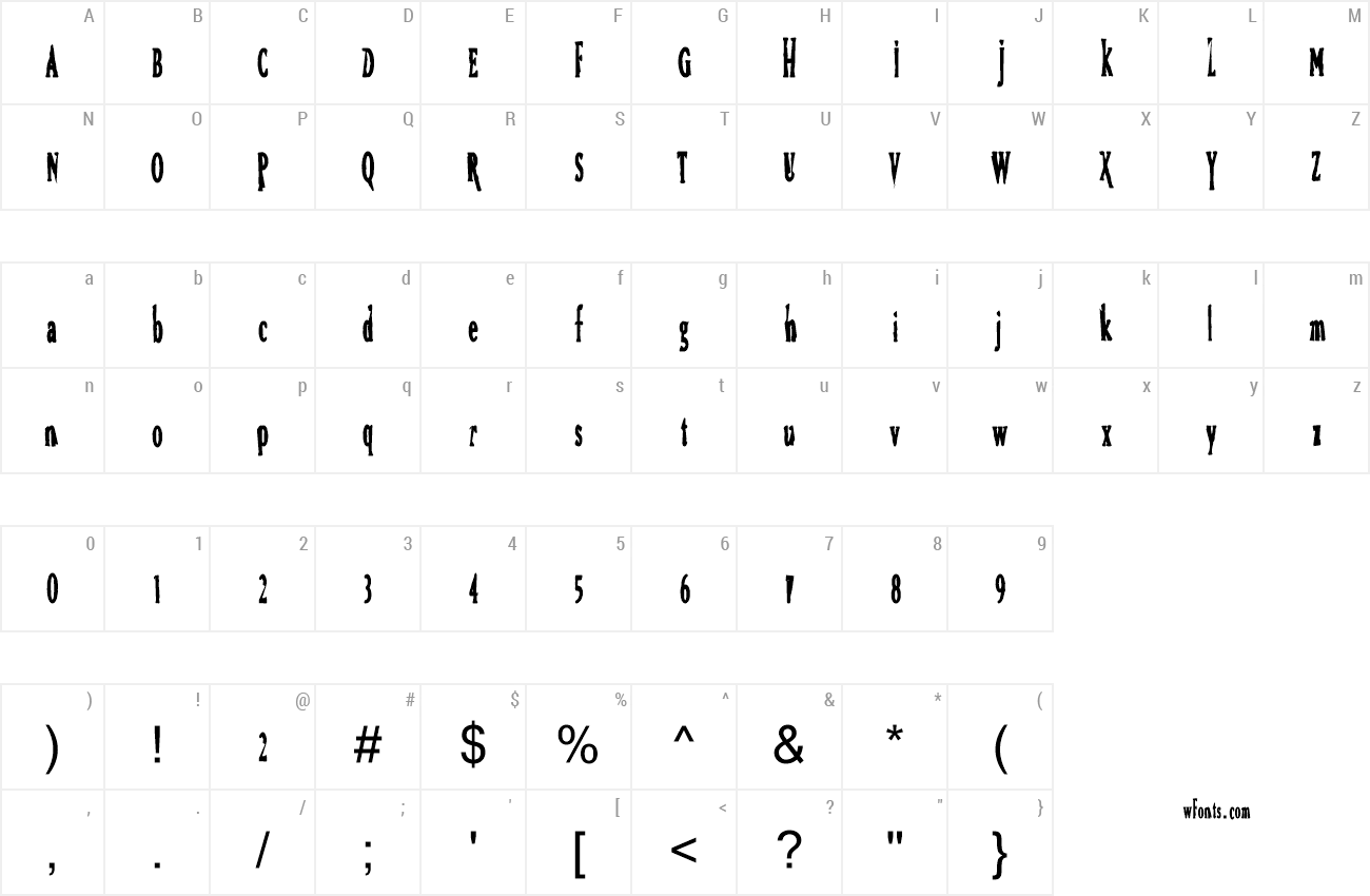 Bird Font