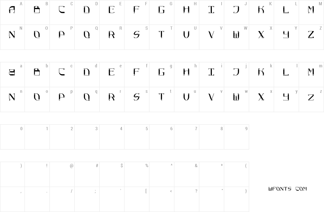 Horrid Font