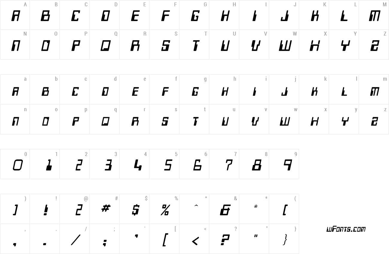 Keys Font