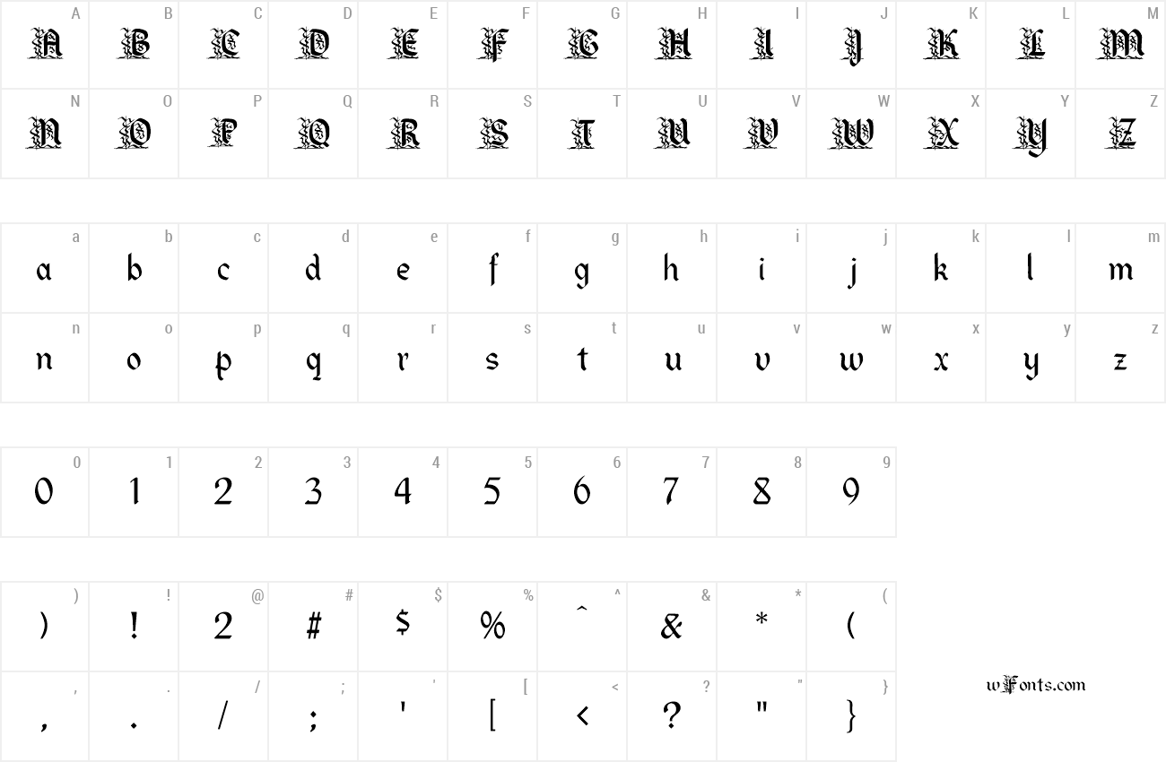 Davis Fancy Font