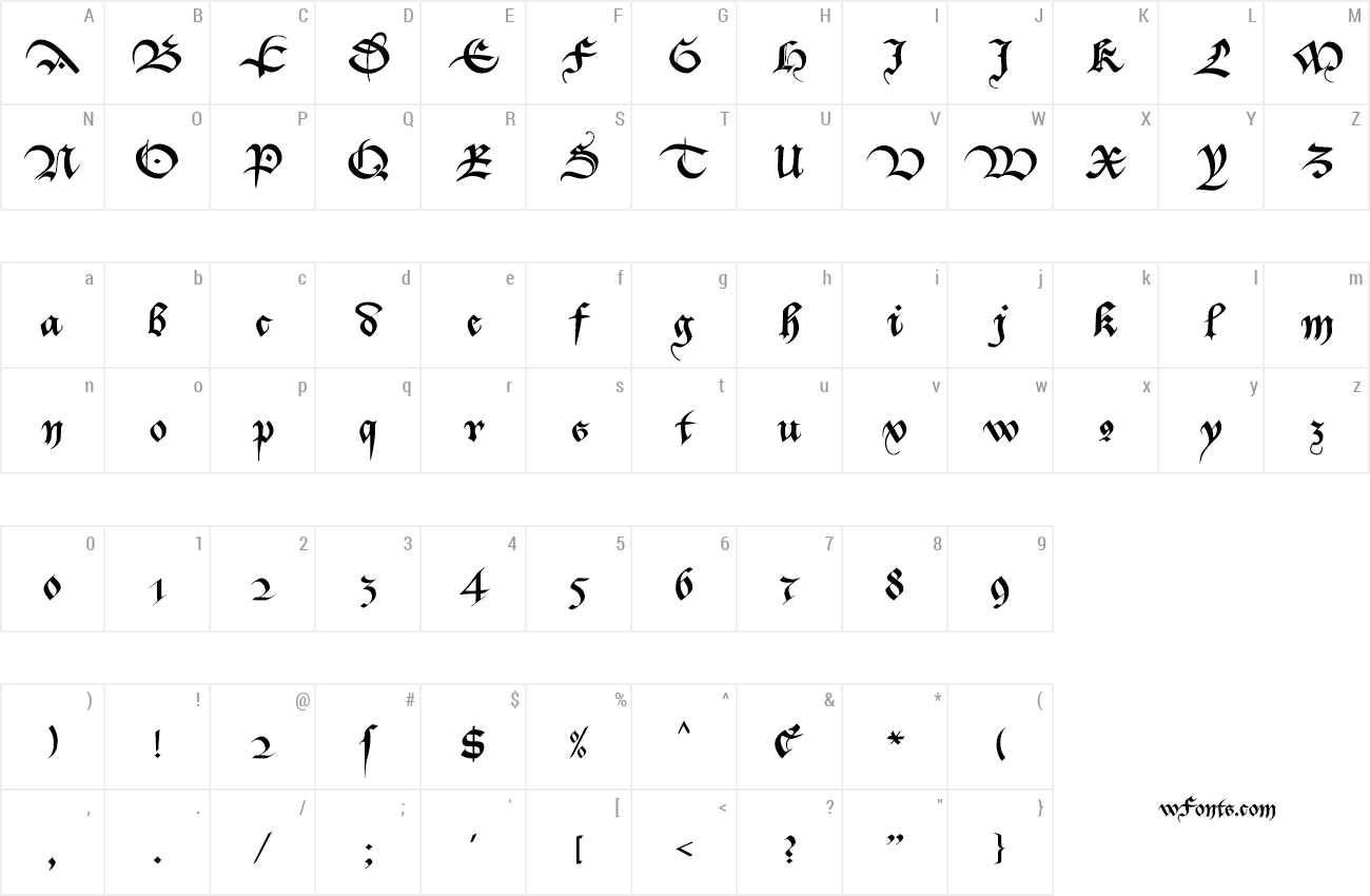 Bastarda Font