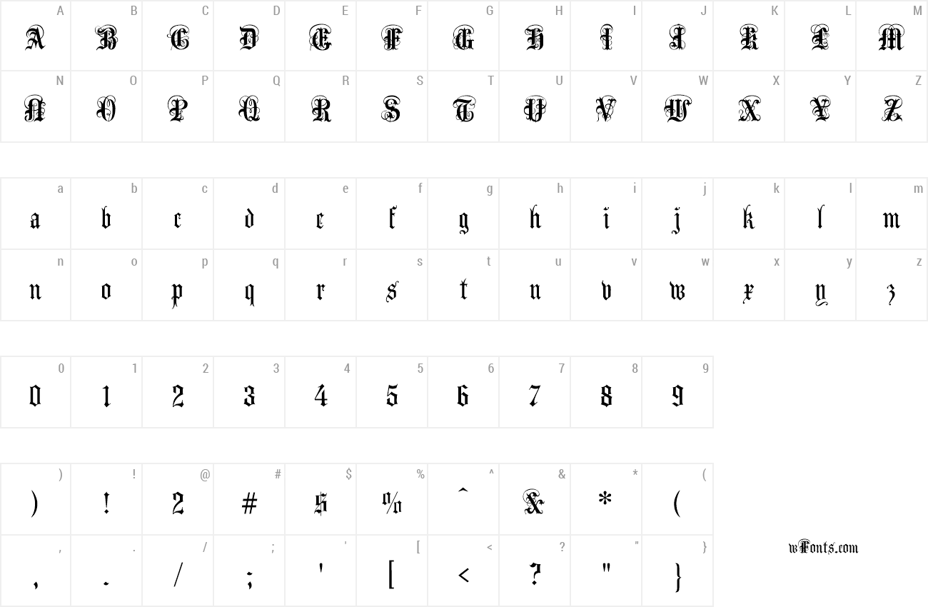 Anglican Text Font