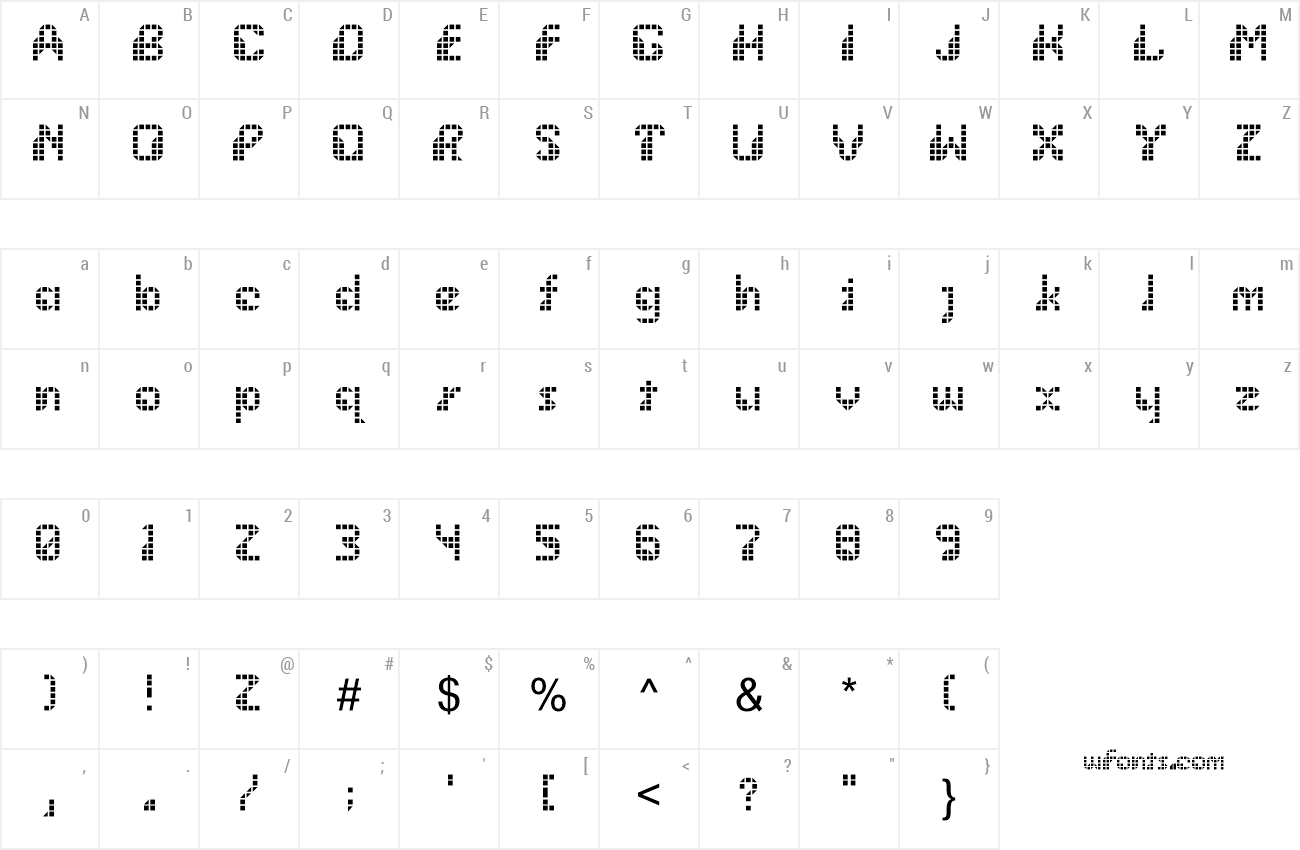 Wargames Font