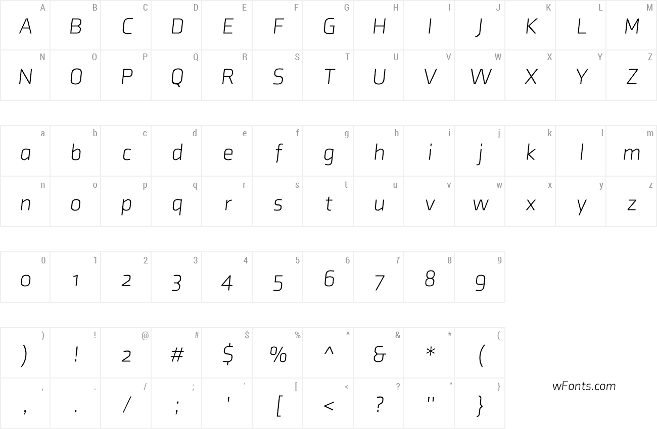 Axia Light Font