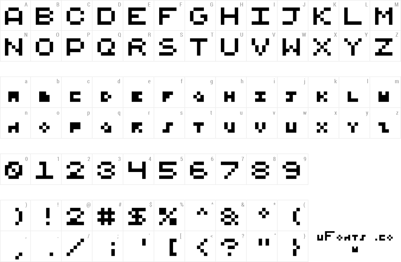 5x5 Pix Font