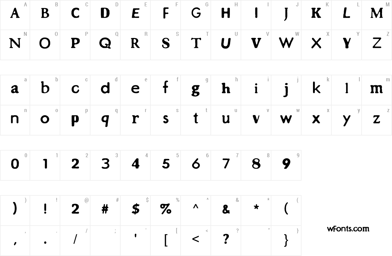 CF Left Behind Font