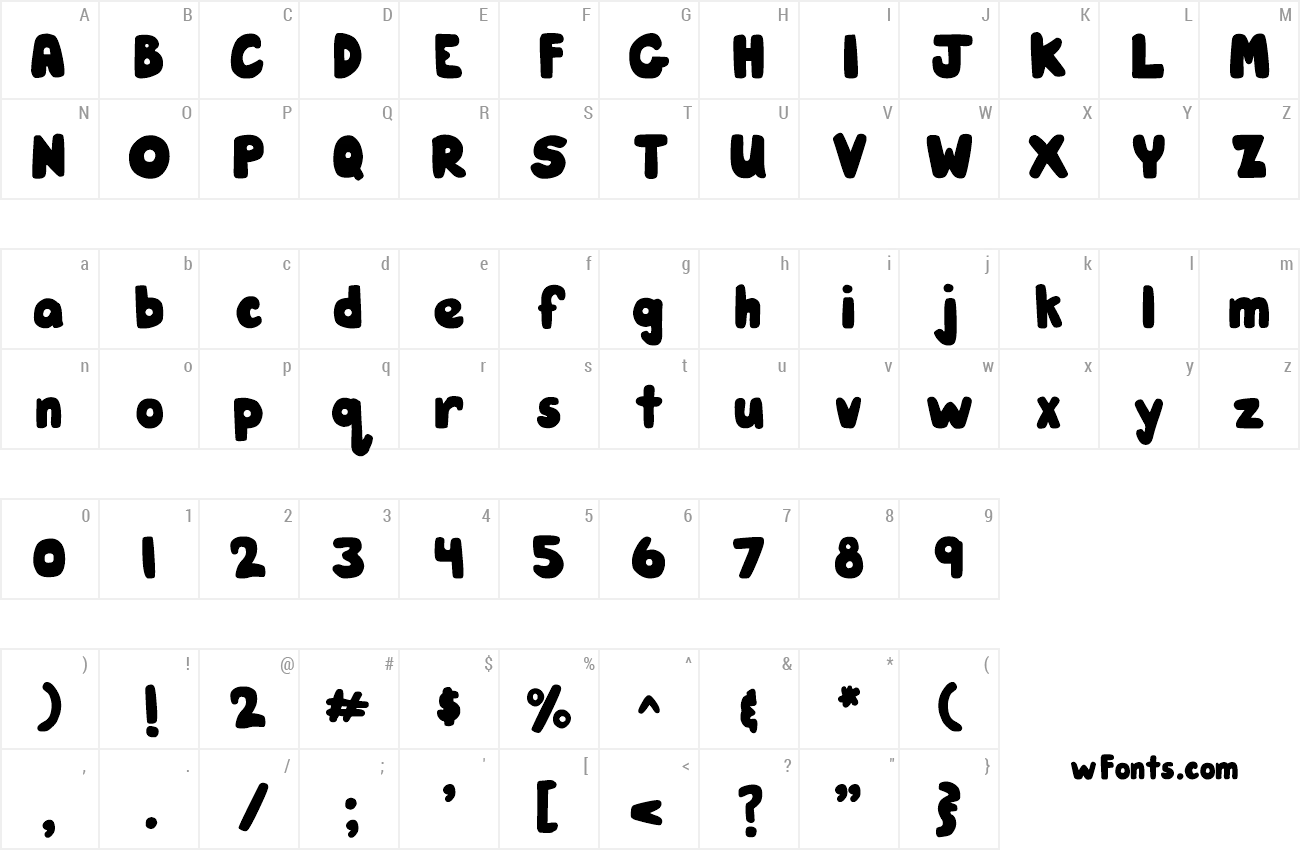 DJB Hunky Chunk Font