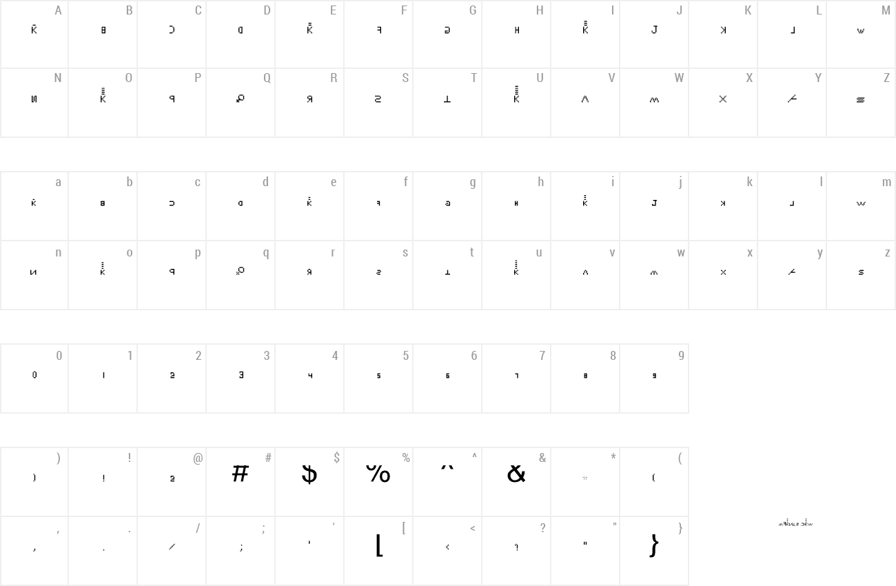 SecretCode Font