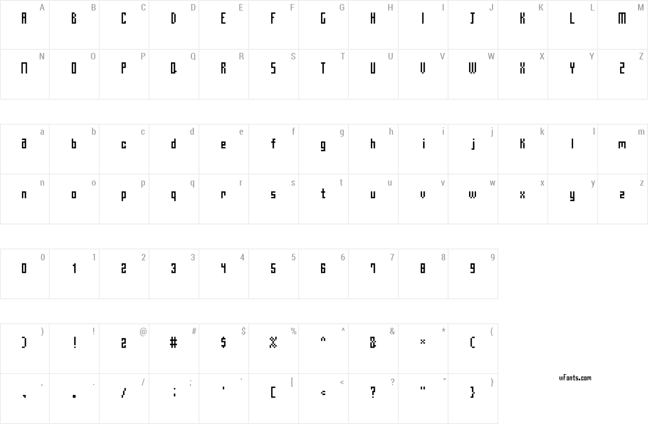 Thin Stick Font