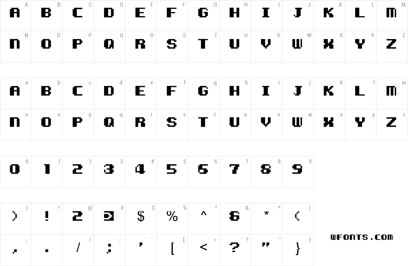 Kemco Pixel Font