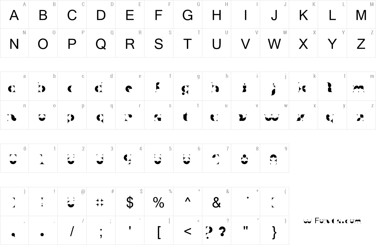 DIF/86 Font