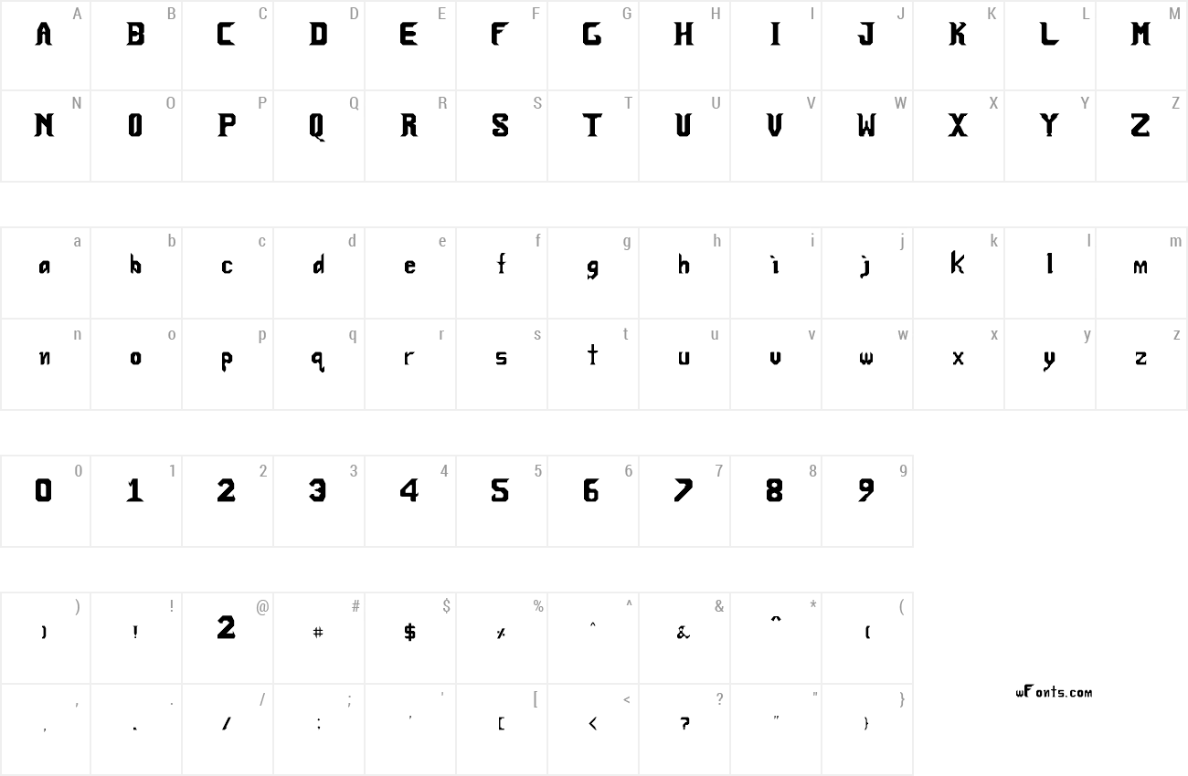 Sharpblock Font