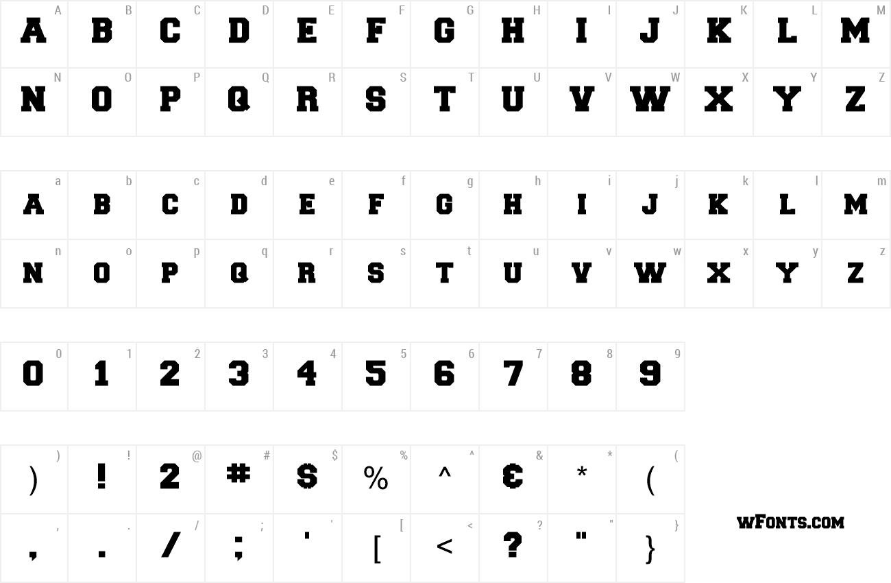 Freshman Font