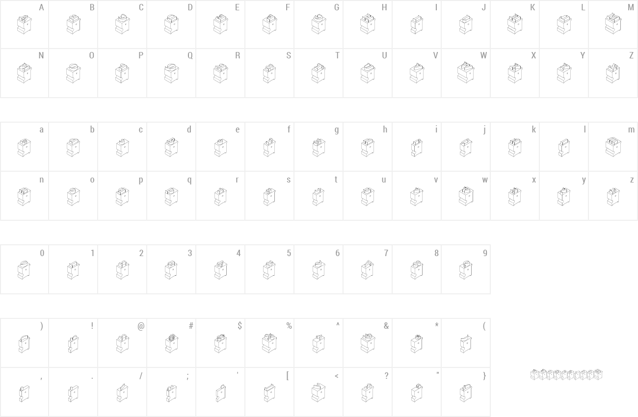 LeadTypeRight Font