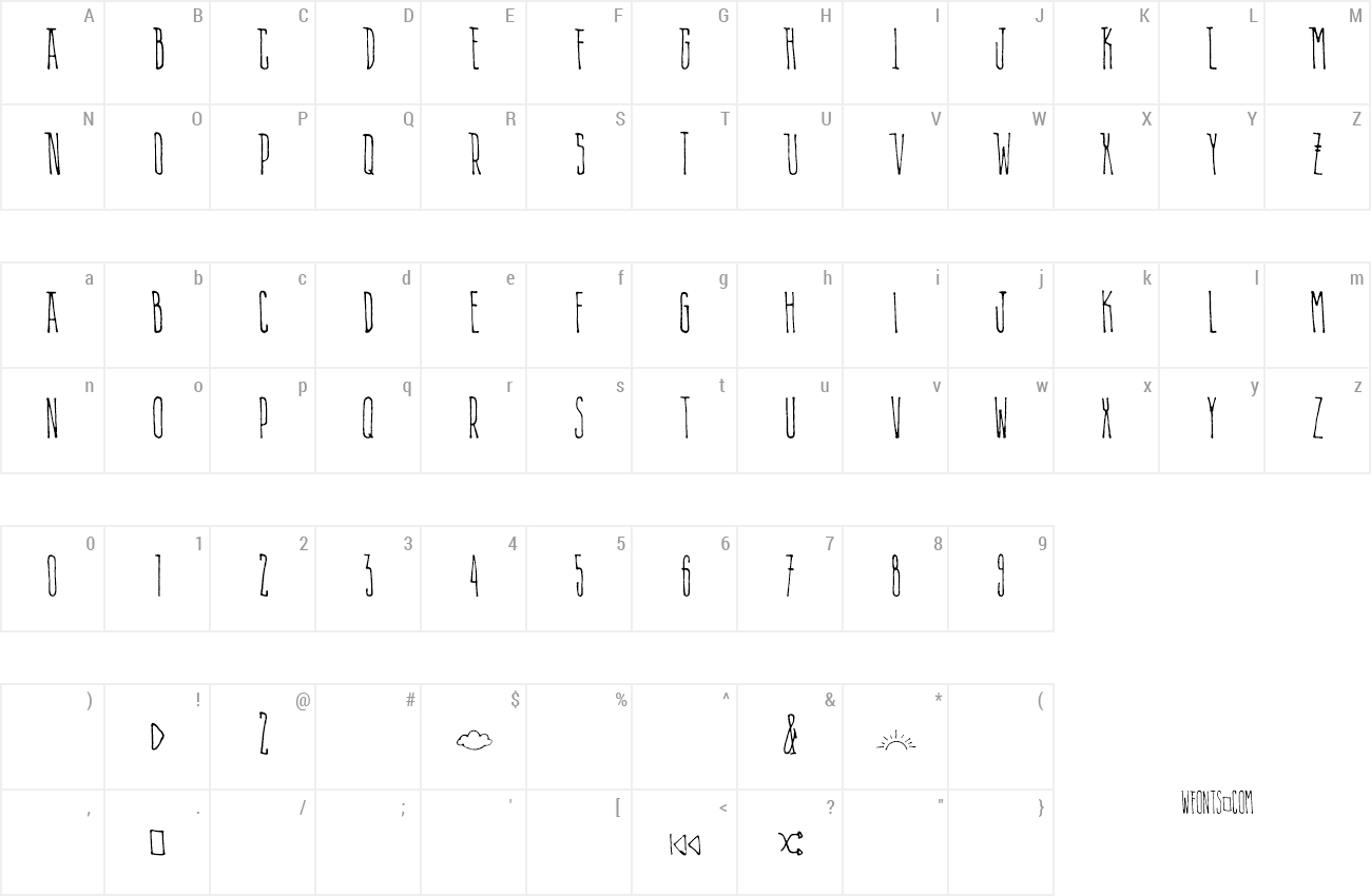 Alien Playlist Font