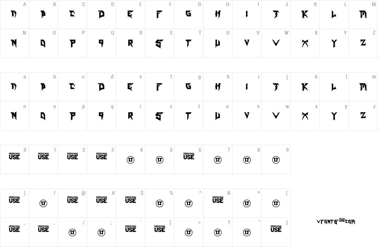 Blade Font