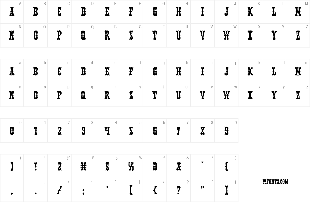 Texas Ranger Font