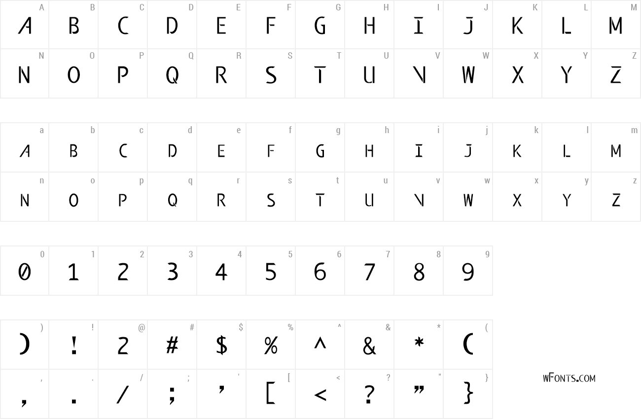 Modern Edge Font