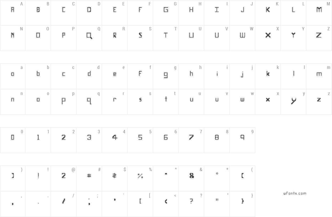Film Strip Font