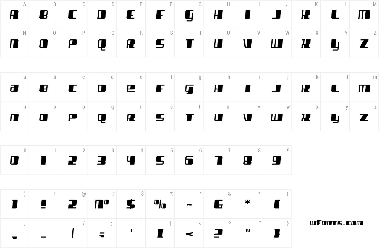 Flashlight Font