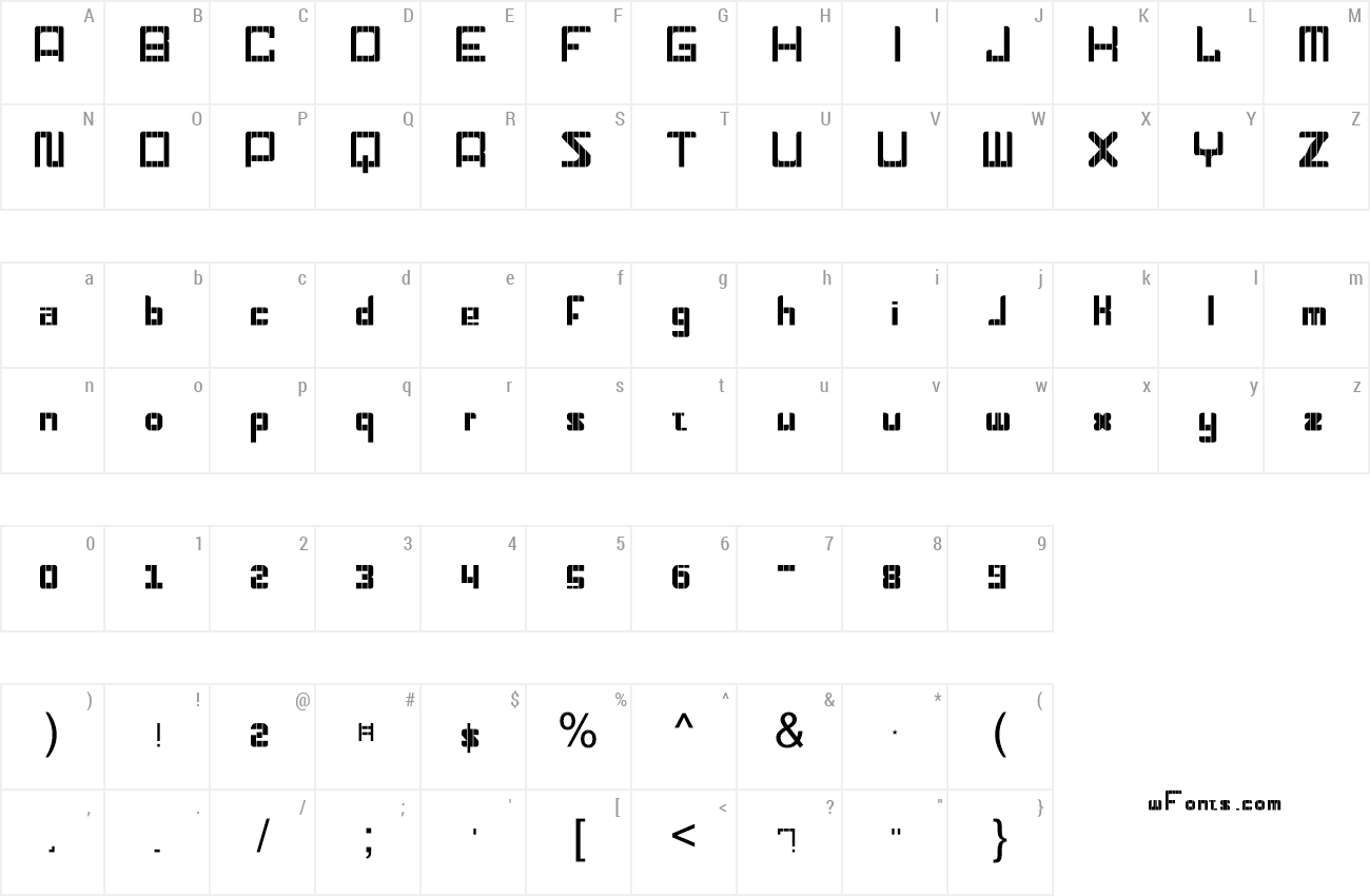 Train Font