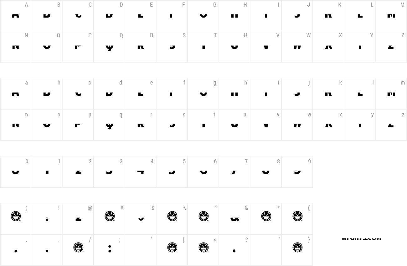 American Purpose Font