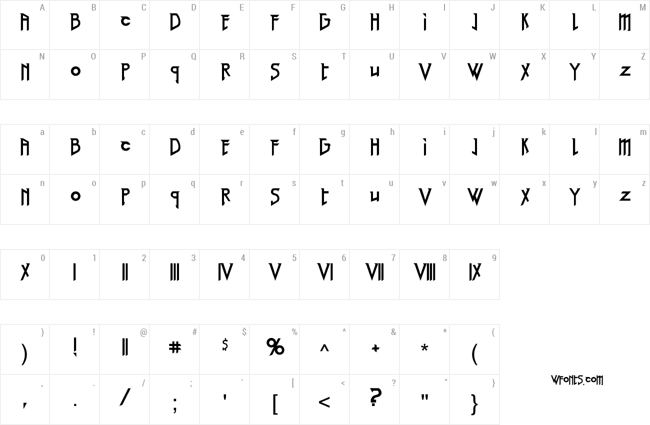 Red Right Hand Font