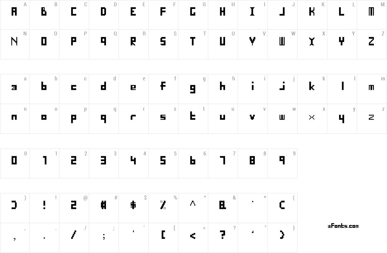Blocky Font