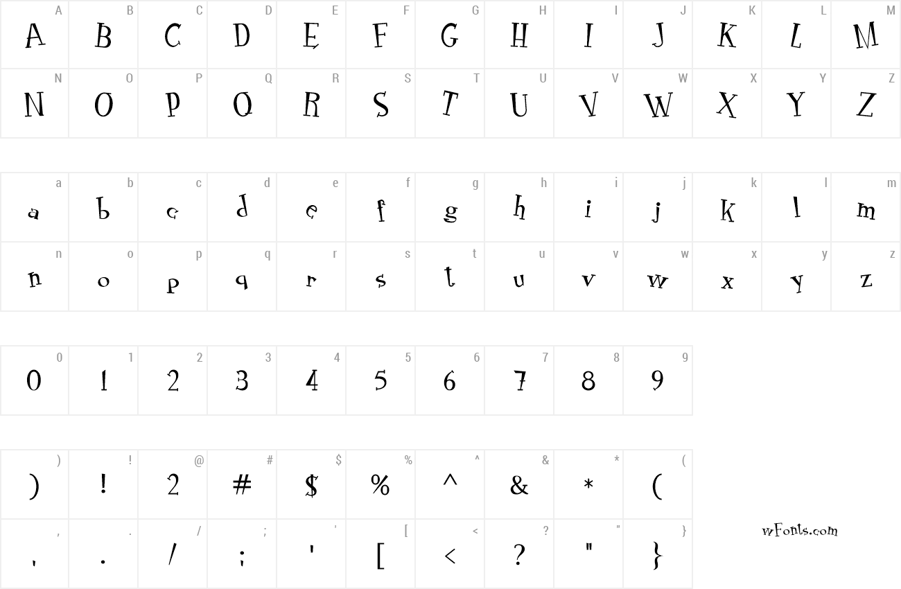 RocknRoll Typo crazy Font