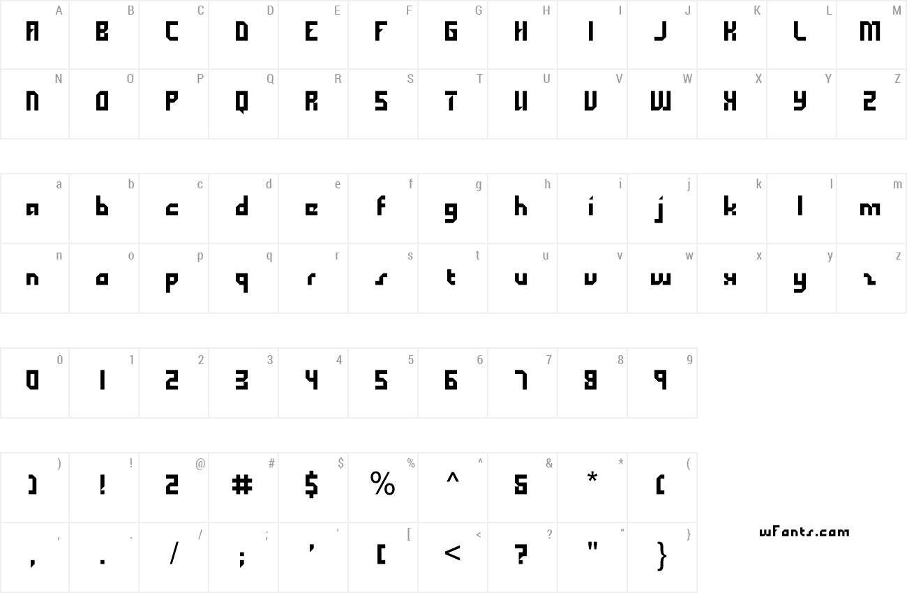 Block Forty Five Font
