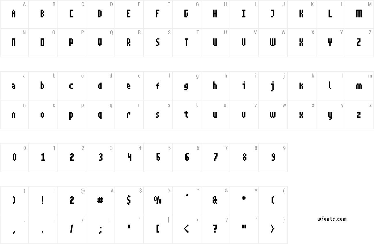 Zero Font