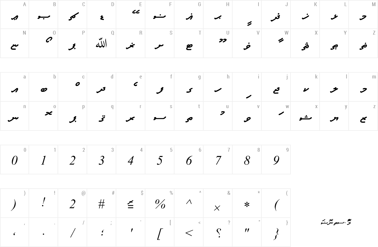 A_Faseyha Font