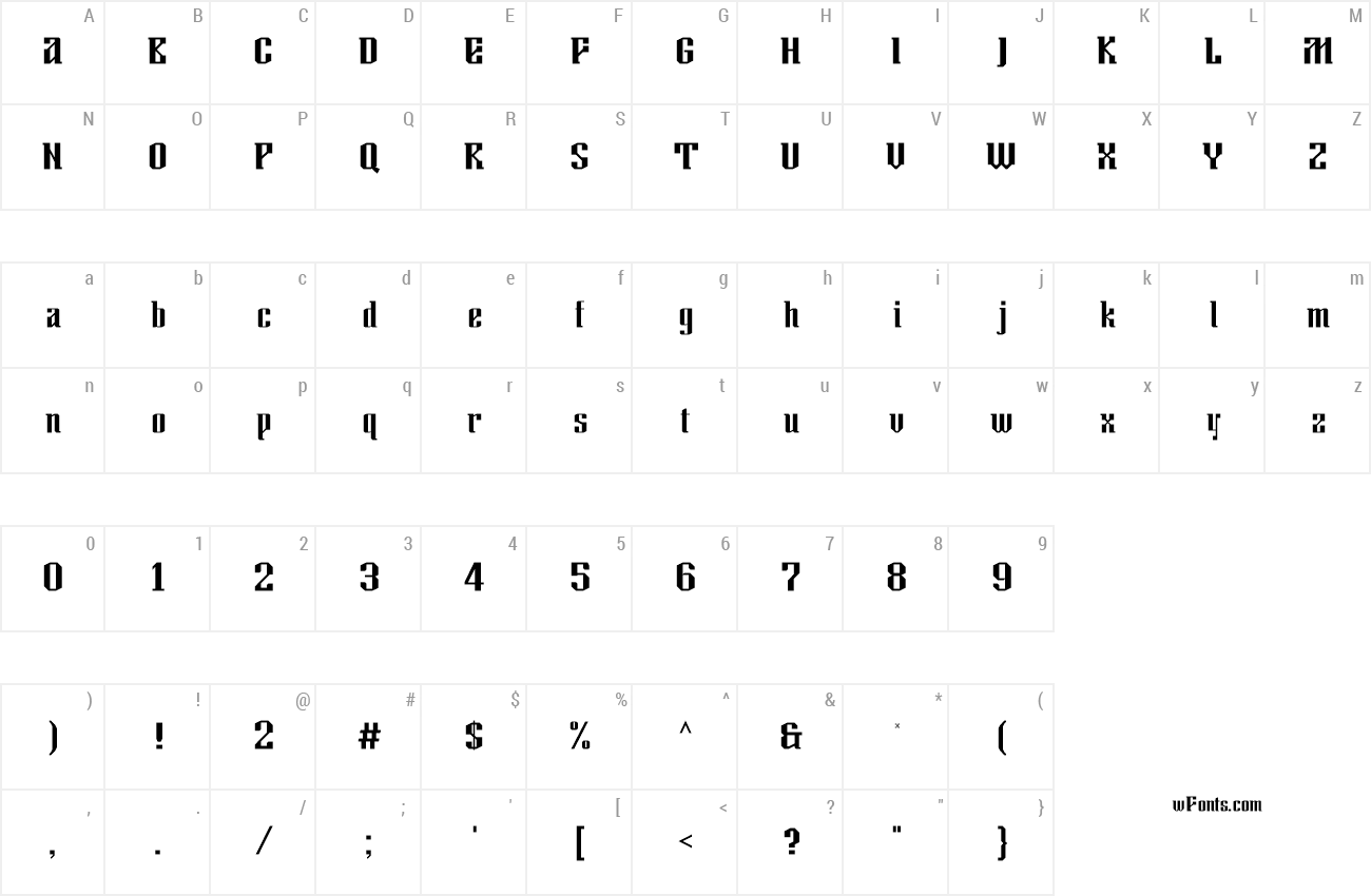 Tkachevica Font