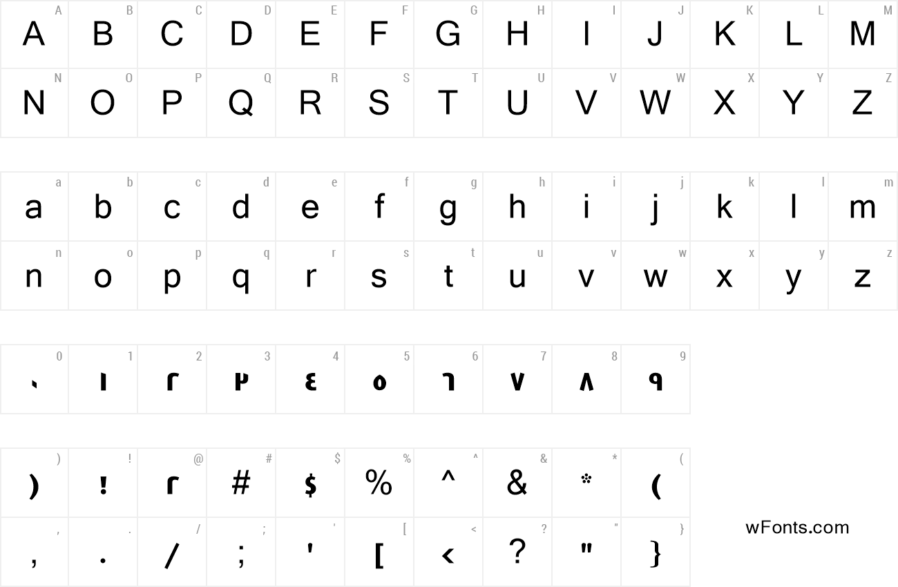 GE East Font