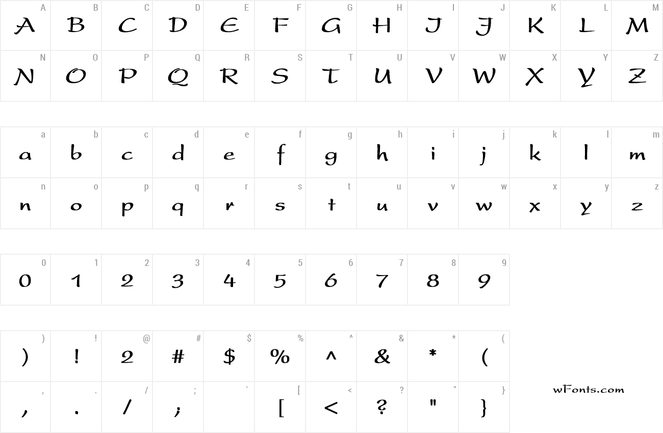Present Bold Font