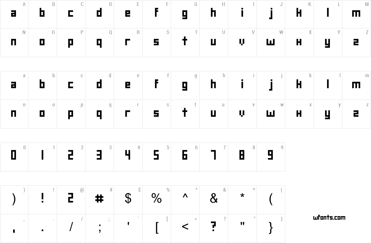 Square Deal Font