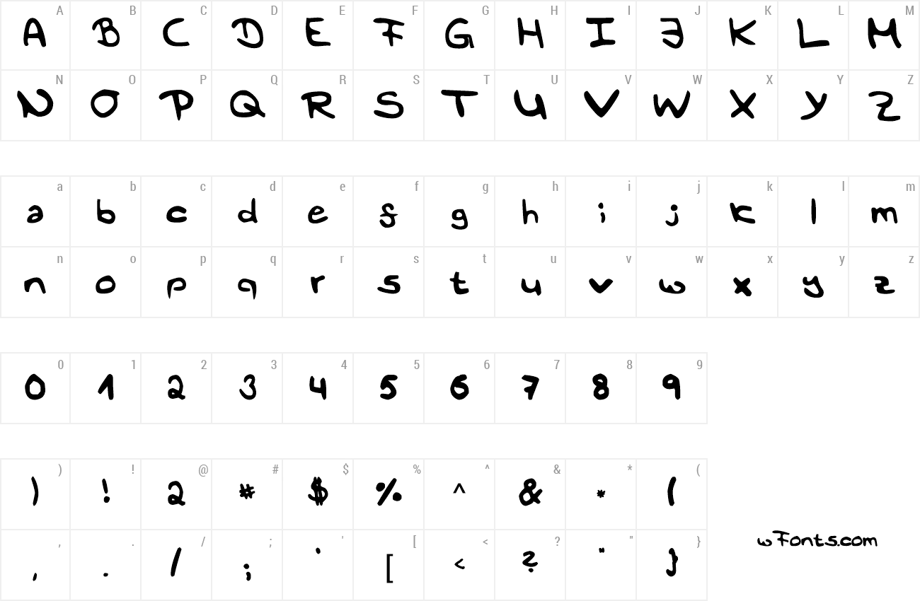 My first Font