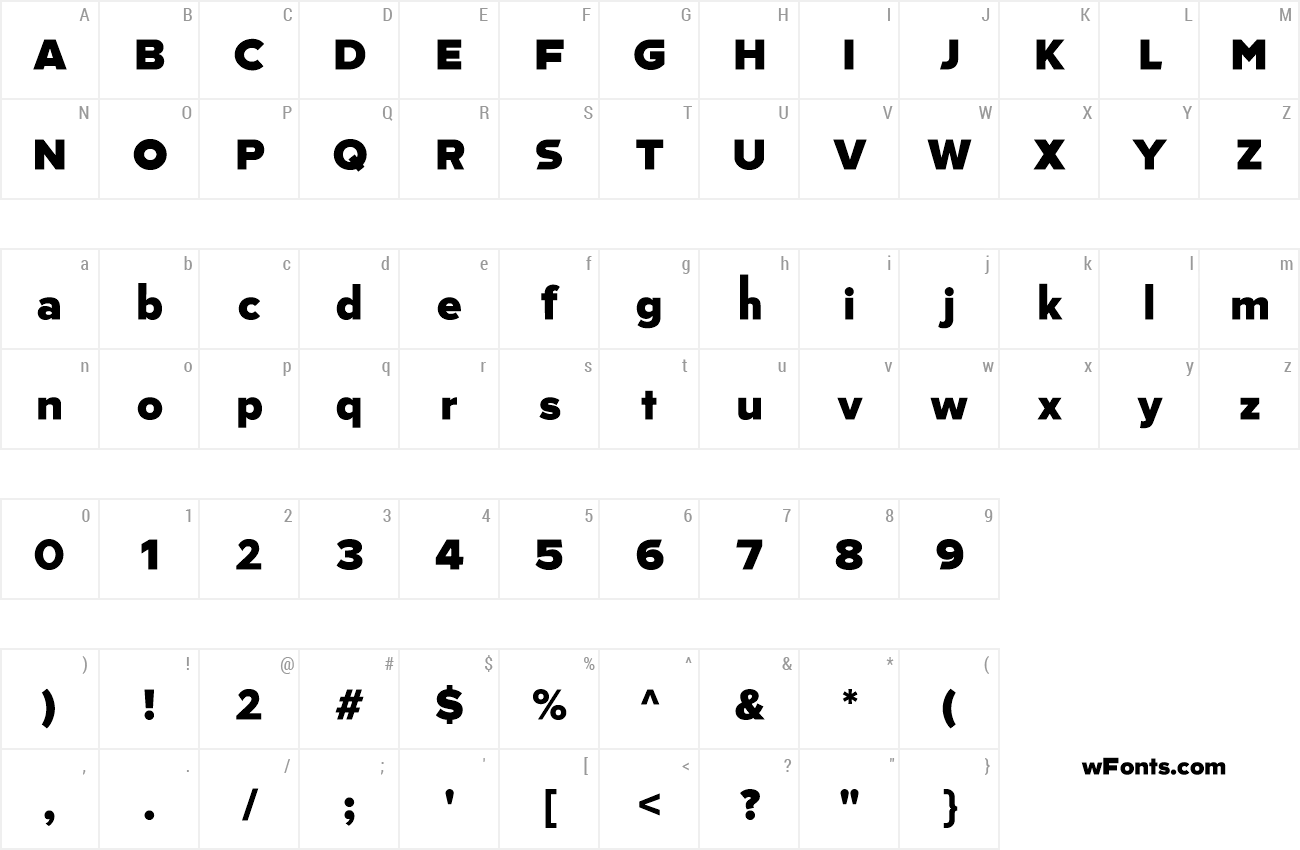 TCF Print Font