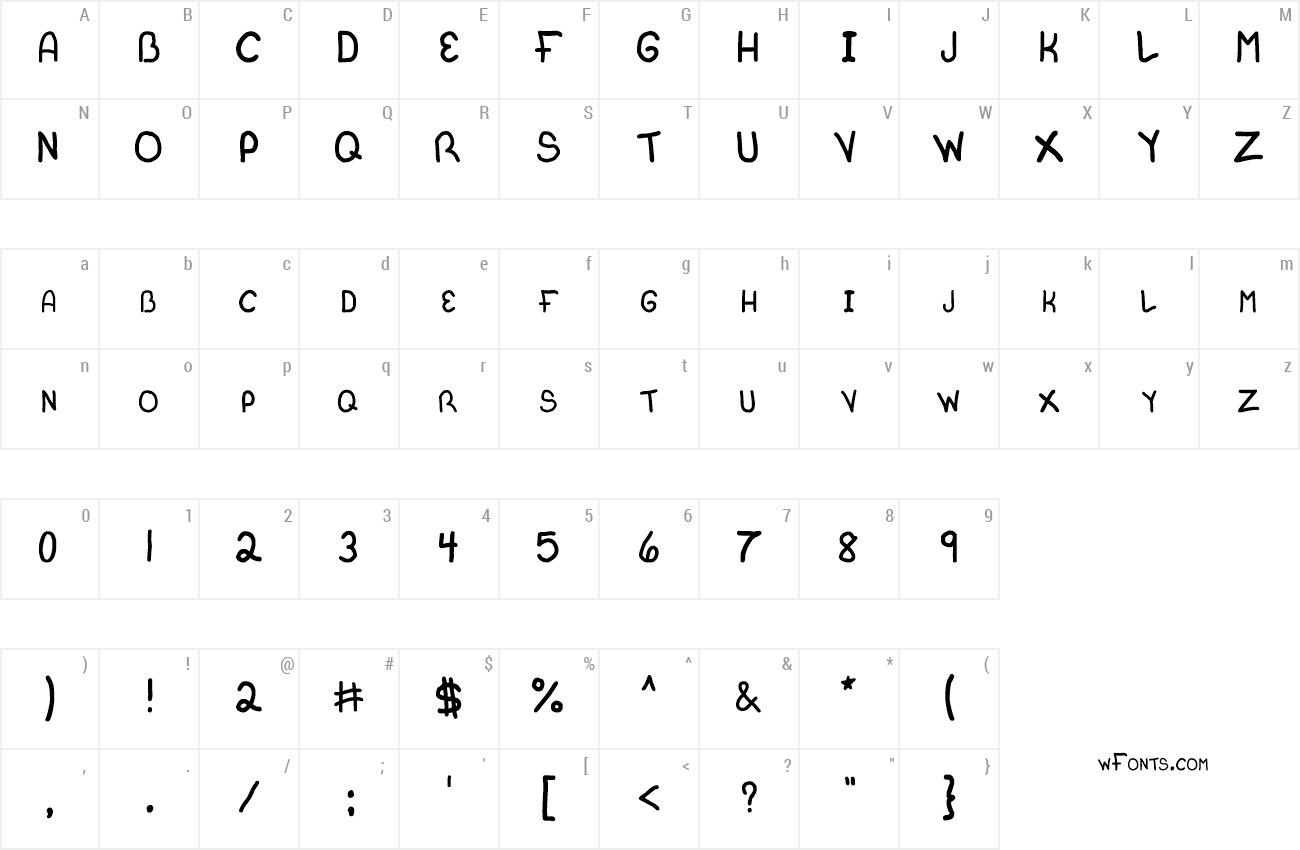 Thoughtless Font