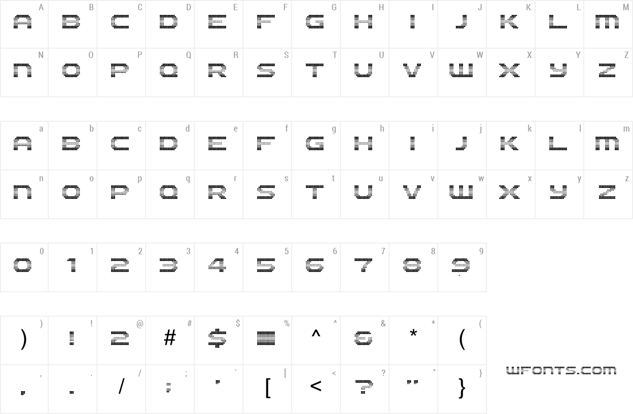 The 2K12 Font