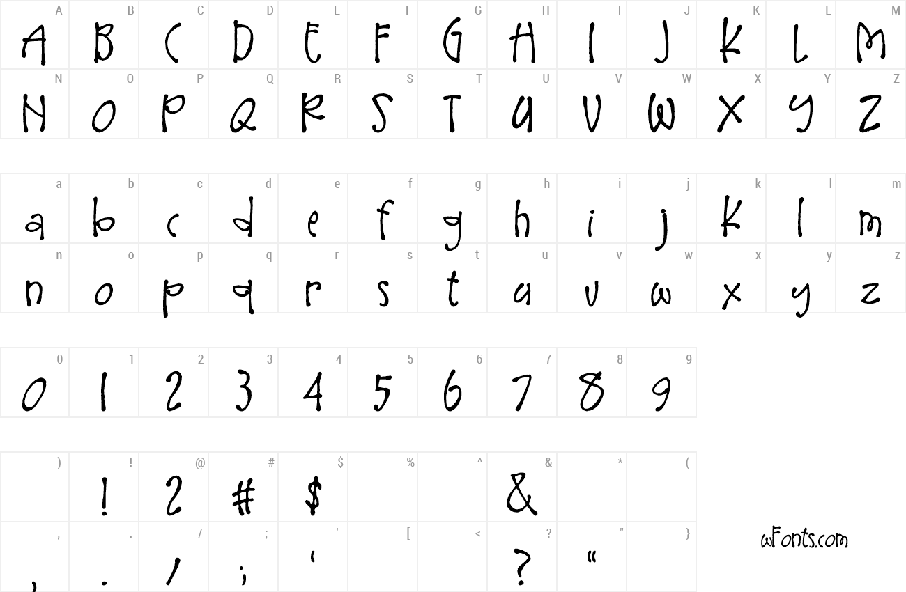 Larger Mime Font