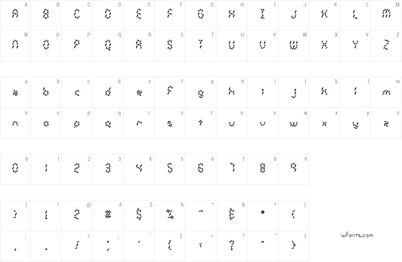 Weaver BRK Font